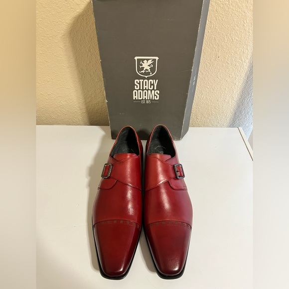 Stacy Adams | Shoes | New Stacy Adams Mens Monk Strap Slip On Loafer ...